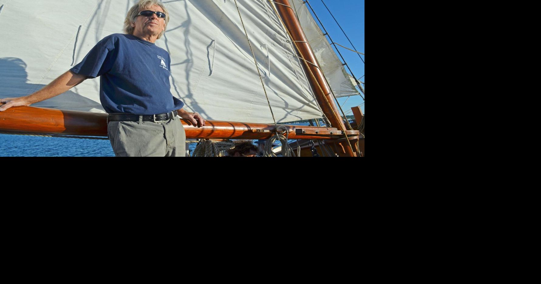Sailing around Penetanguishene Bay in an 1812-style gunboat