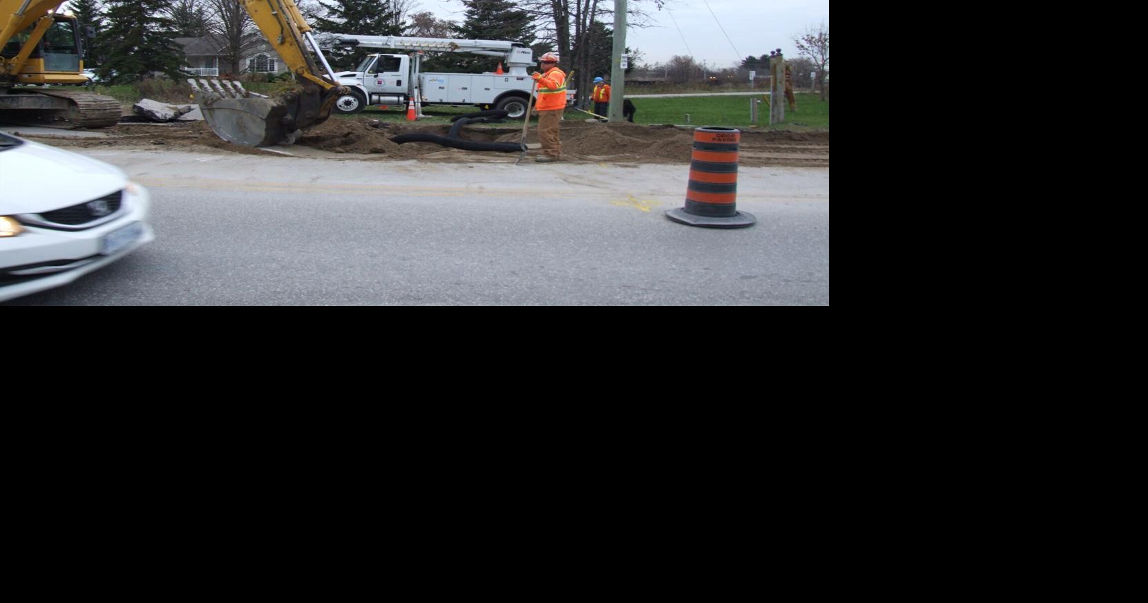 Gas rupture in Cookstown shuts highway