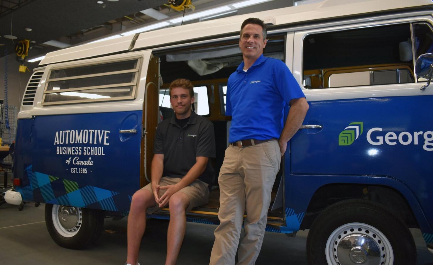 Georgian College students complete VW bus EV conversion