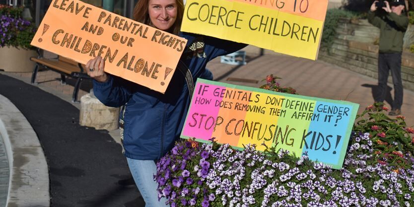 1 Million March 4 Children protest in Barrie turns heated