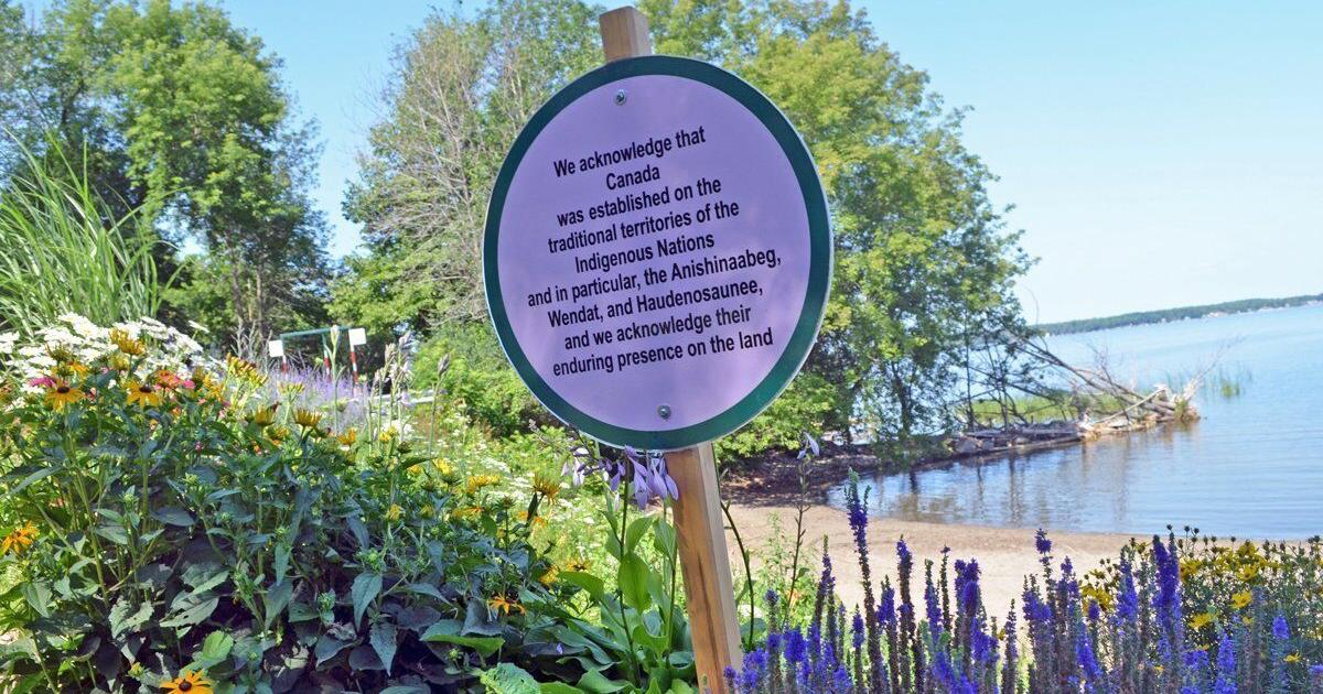 'This is important for our people': Land acknowledgement sign installed ...