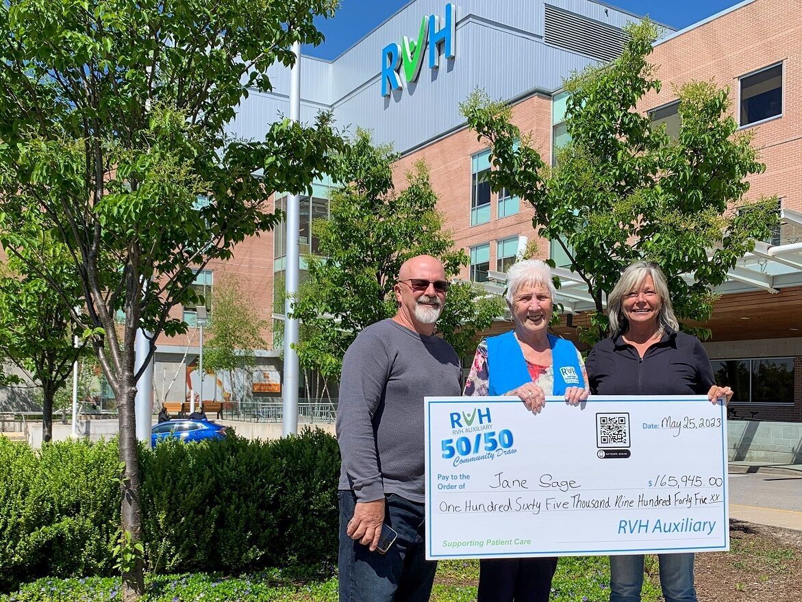 Stayner resident wins $165,945 in RVH Auxiliary 50/50 draw