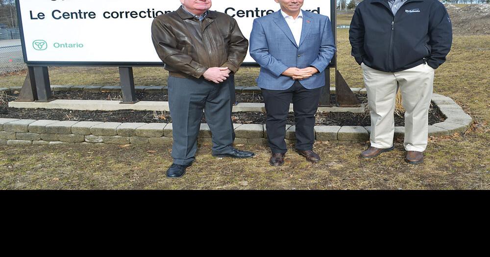 Patrick Brown tours Central North Correctional Centre in Penetanguishene