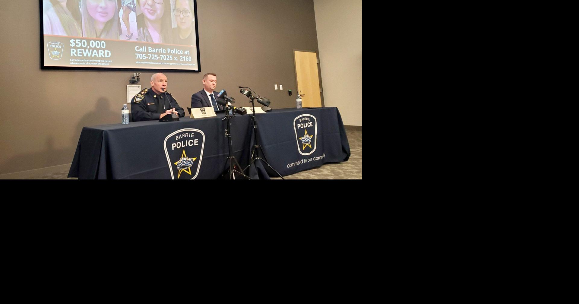 Barrie Police offering $50K reward to find Autumn Shaganash