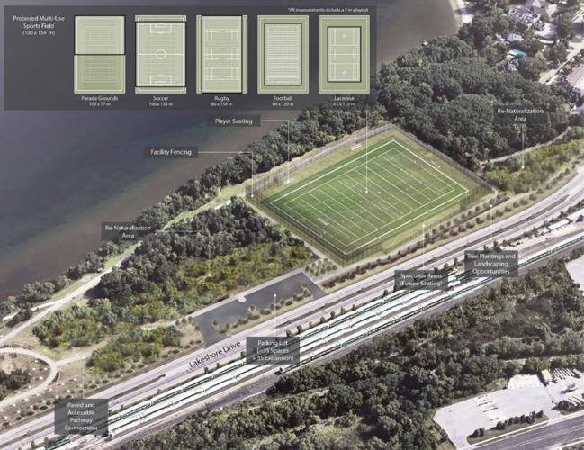 Barrie moving forward with plans for waterfront sports field