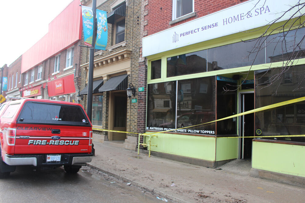 UPDATED: Families evacuated after fire in downtown Stayner building