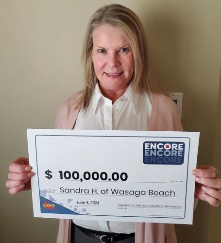 Wasaga Beach woman is $100k richer after Encore win