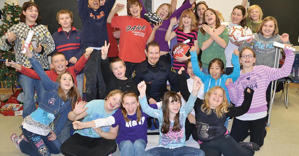 Burkevale students DARE to say no
