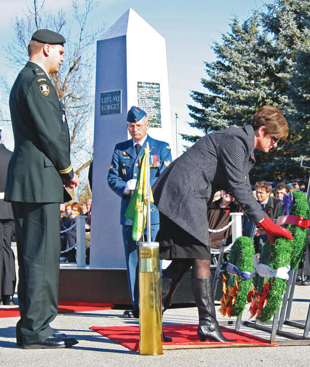 Fallen Bradford soldier honoured at Base Borden ceremony