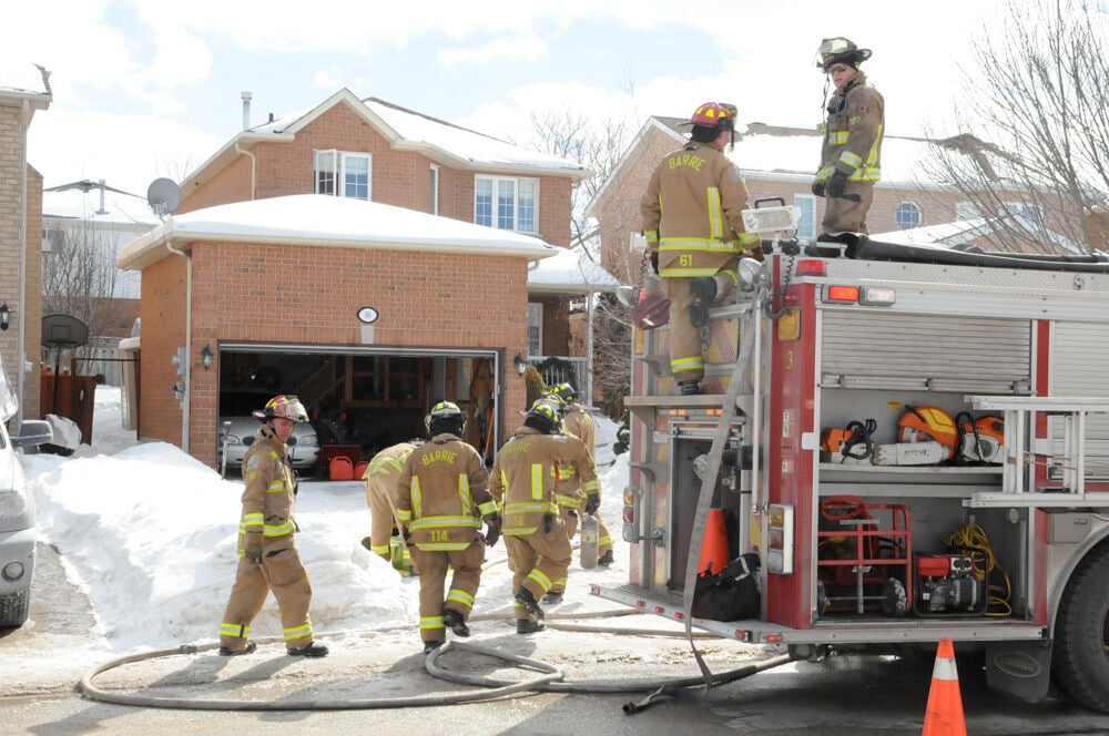 Soldering fire spreads through walls of south-end Barrie home