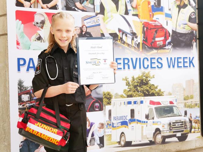 Alliston girl gets the chance to be a Simcoe County paramedic for a day