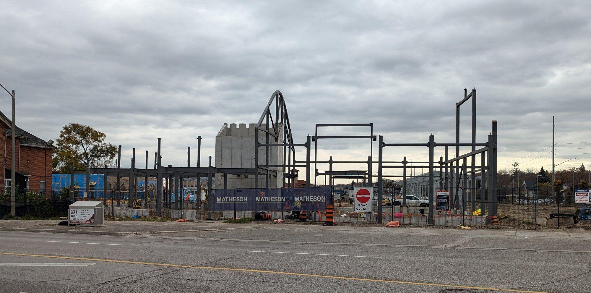 WHAT’S GOING ON HERE? Barrie’s new transit hub taking shape