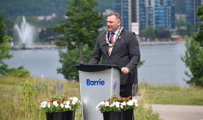 Barrie unveils waterfront features in tribute to RCAF
