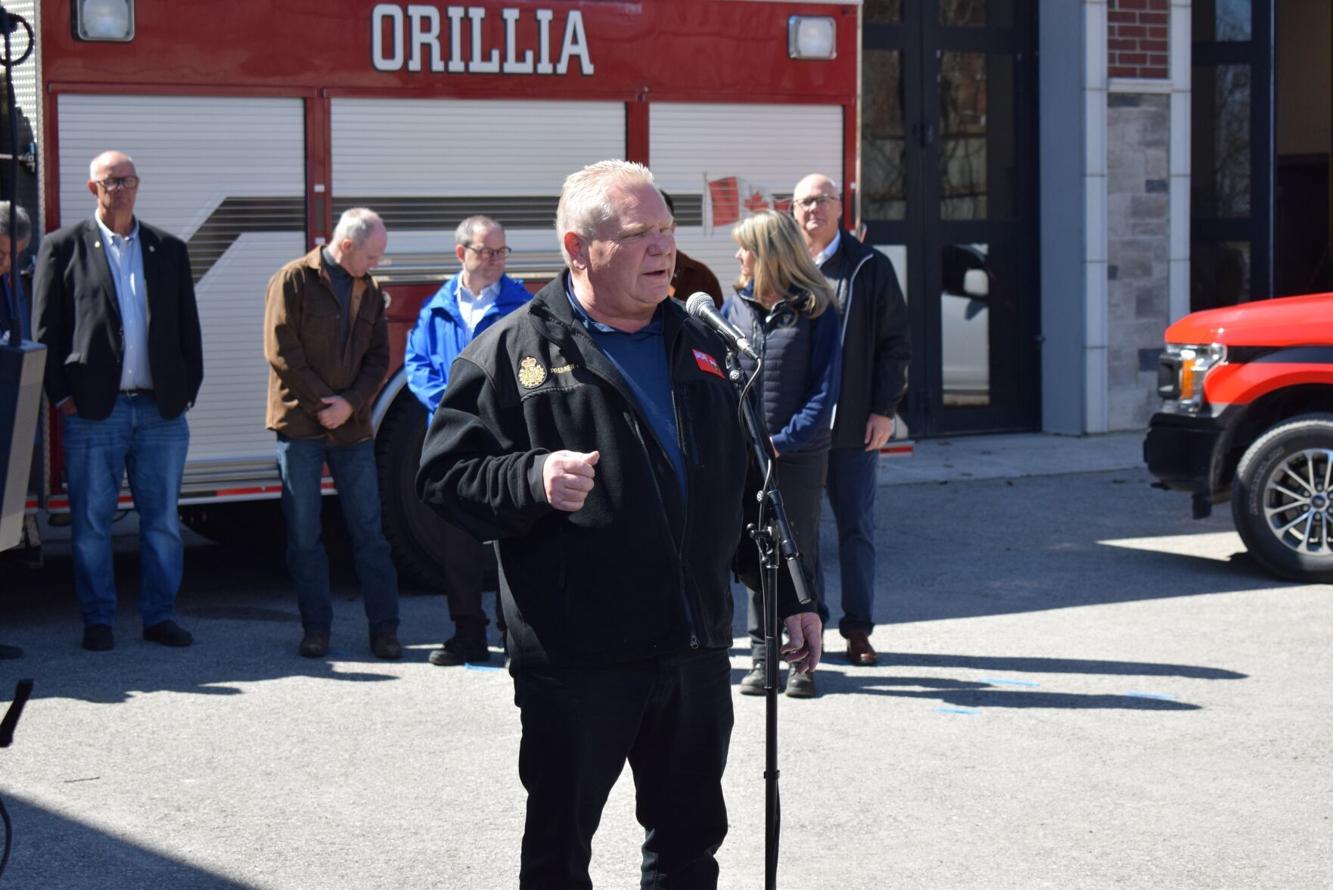Ontario Premier Doug Ford visits Orillia