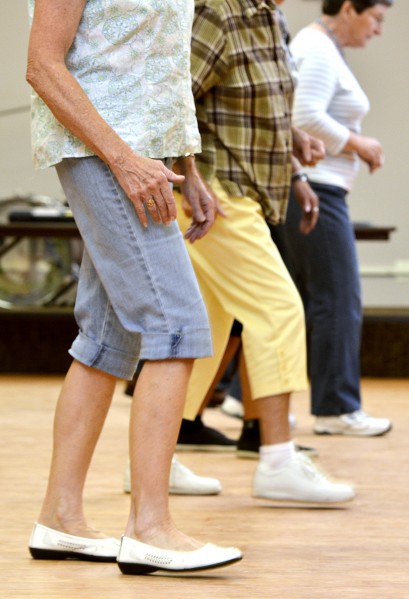 Photos: Senior citizen line dancing