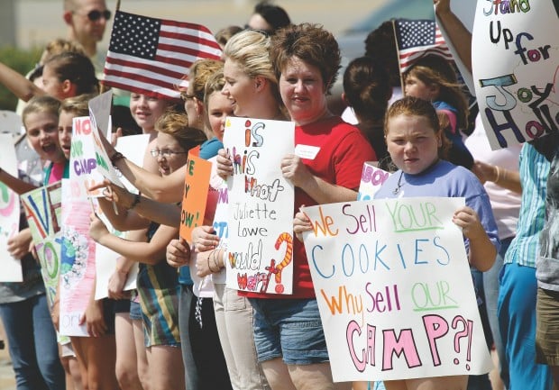 Girl Scouts rally to save Joy Hollow camp