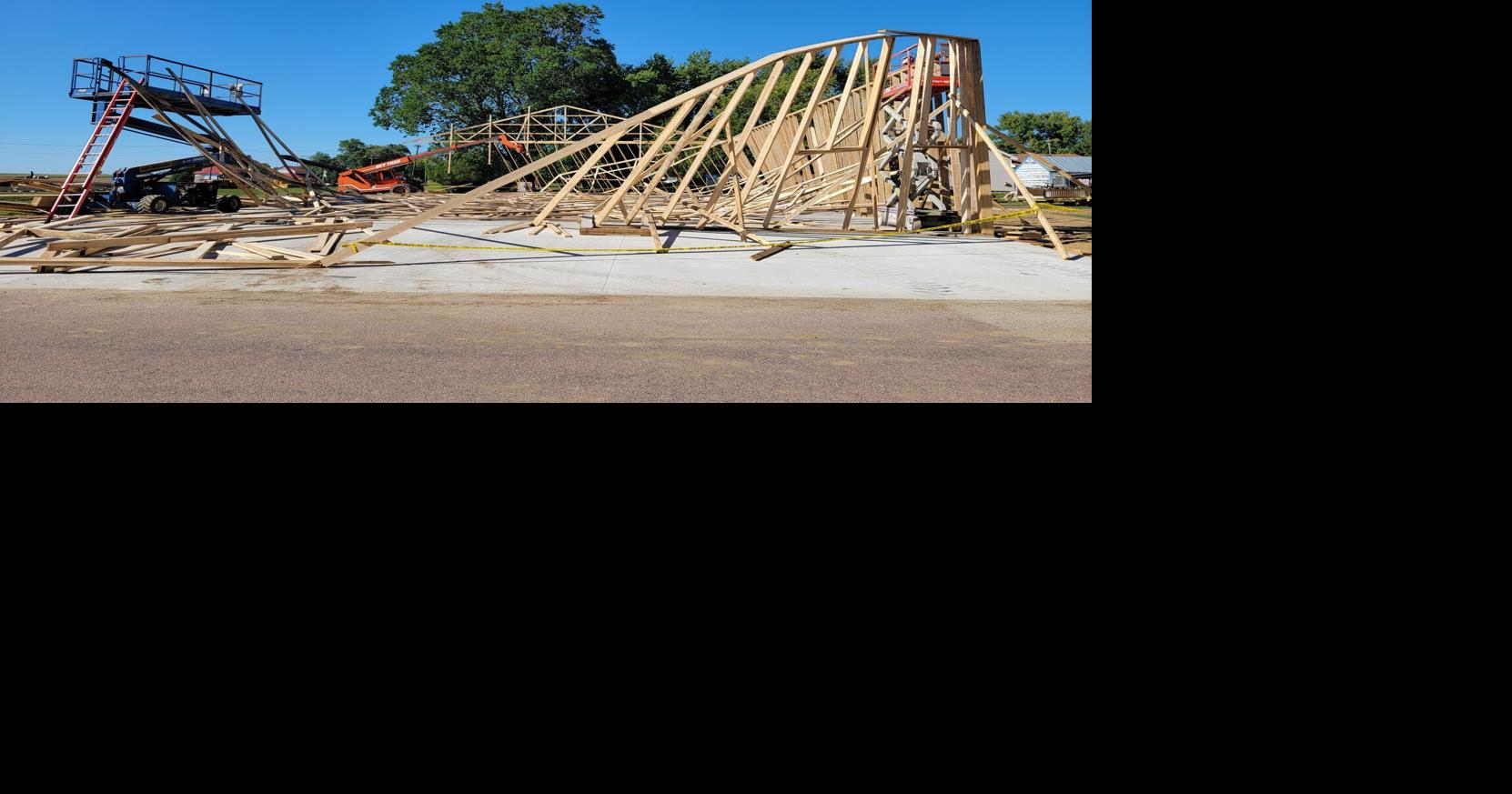 Machine shop frame collapse in Larrabee