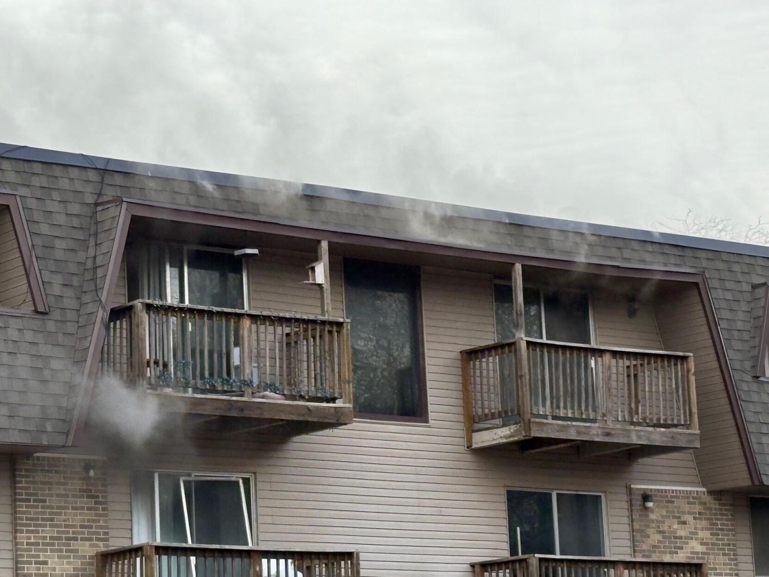 Firefighters remain on scene at Morningside apartment fire