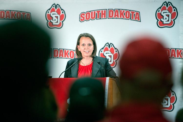 Photos: USD introduces Dawn Plitzuweit