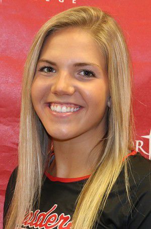 Northwestern's Anna Wedel playing through a stress fracture