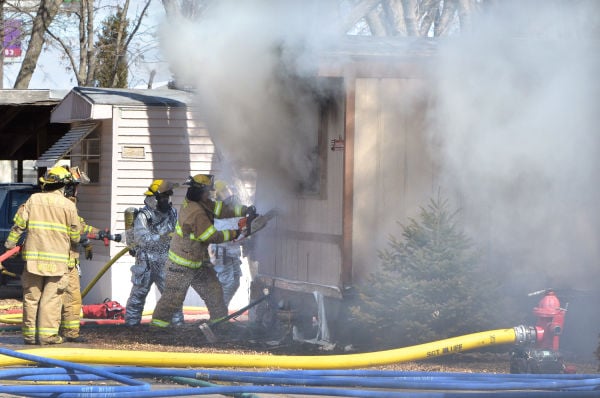 Fire destroys Sergeant Bluff trailer home