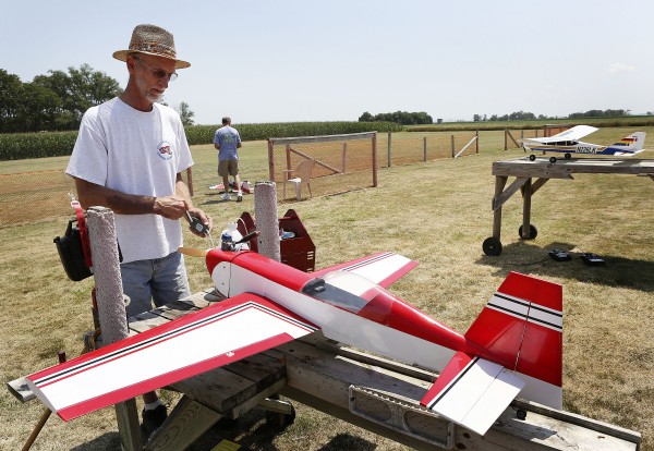 River-Cade takes to the air with remote control plane show