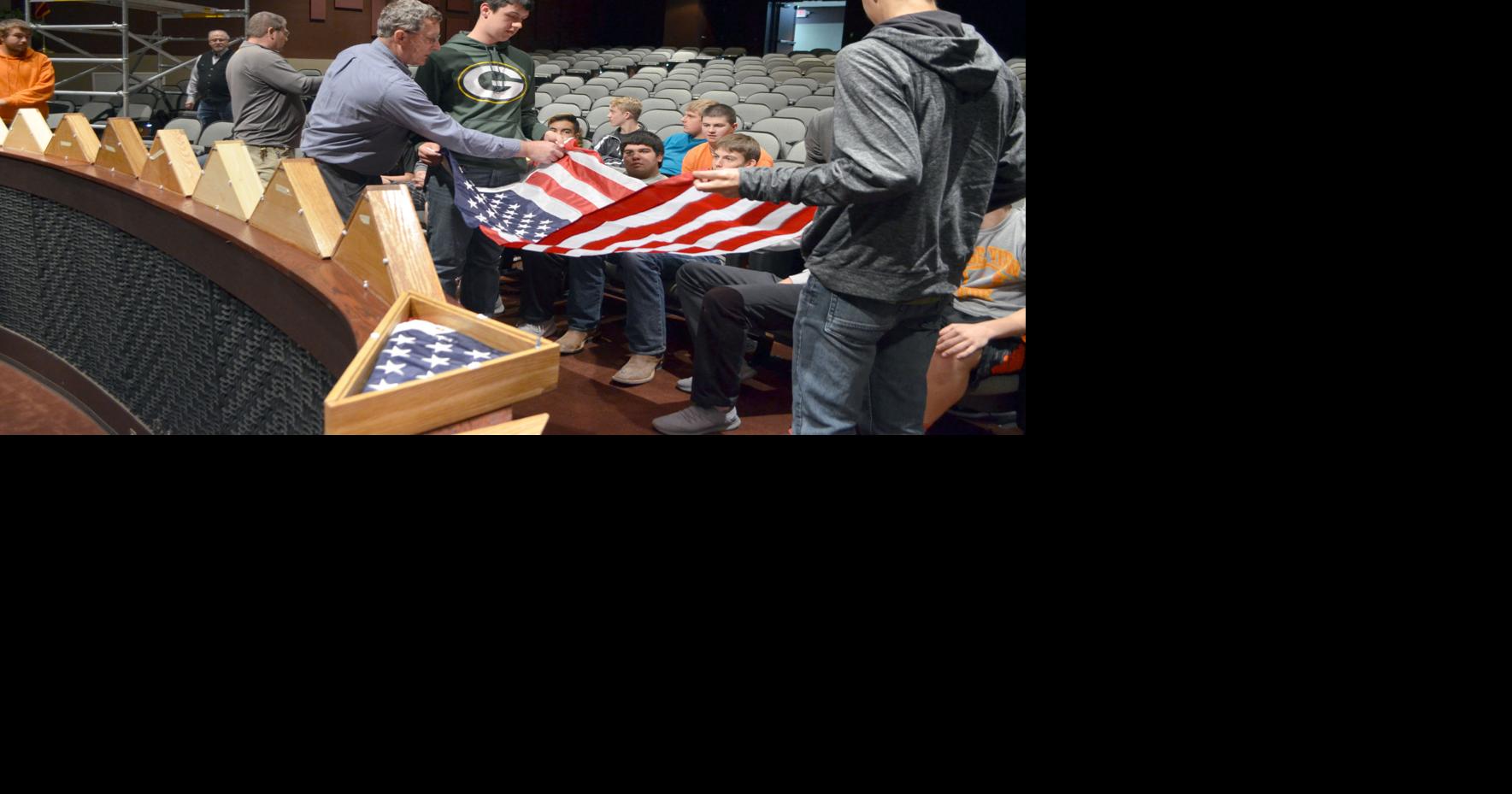 GALLAGHER: Veterans program 'folds' flag history into ceremony