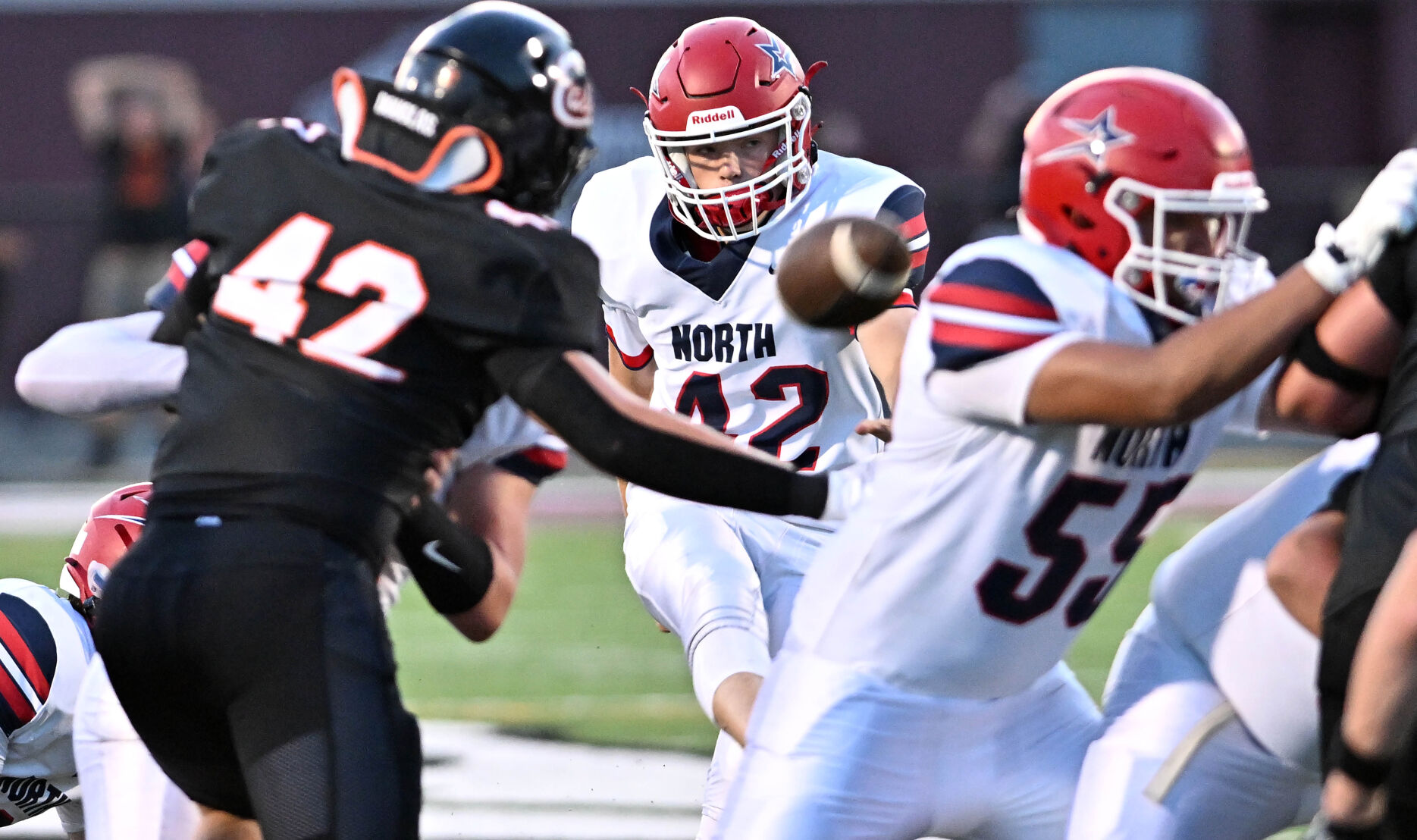 Prep football: East shuts down North, opens season with win
