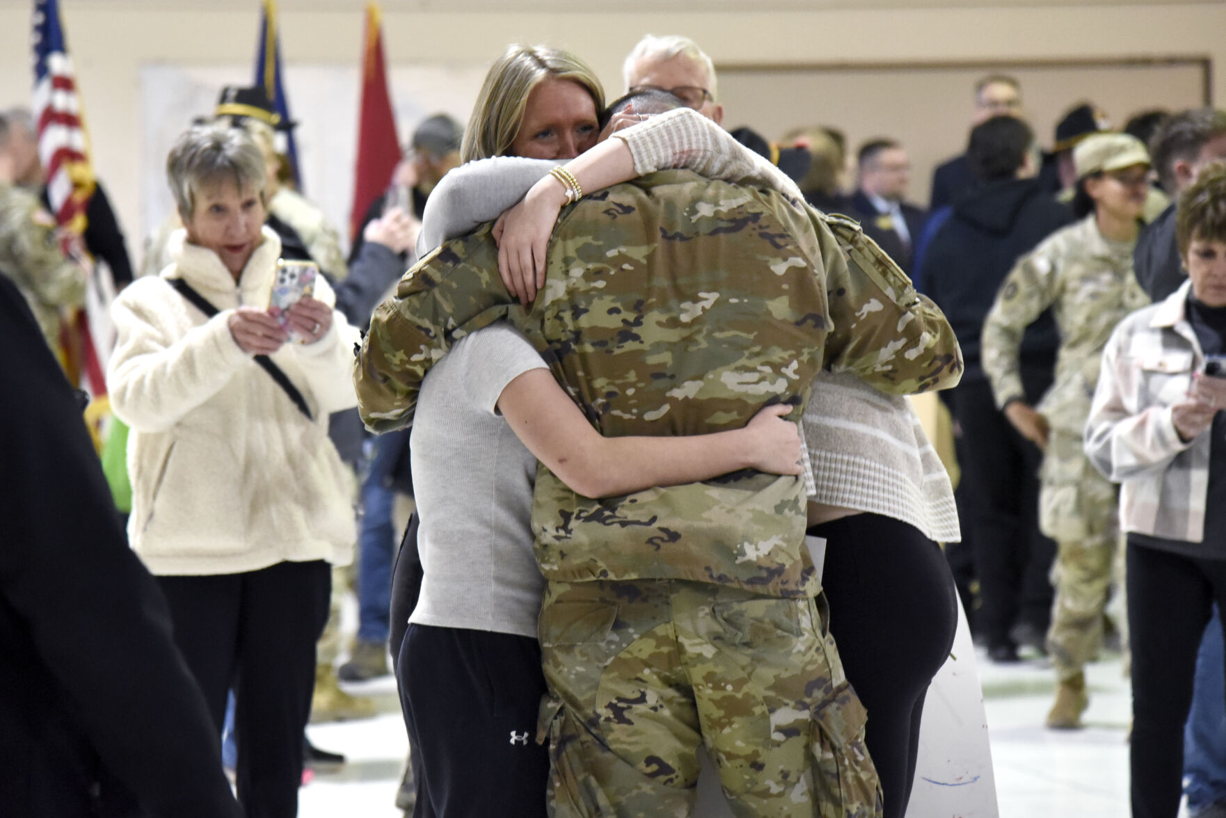 PHOTOS: Welcome home ceremony held Thursday for Army National Guard members