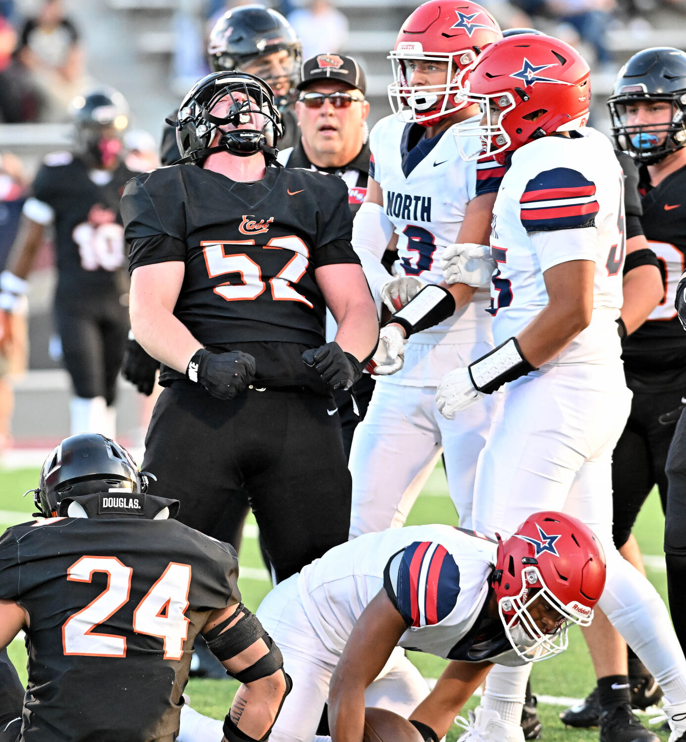 Prep football: East shuts down North, opens season with win