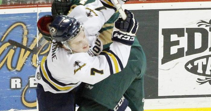 Mantha among Muskies who learn attacking style at training camp