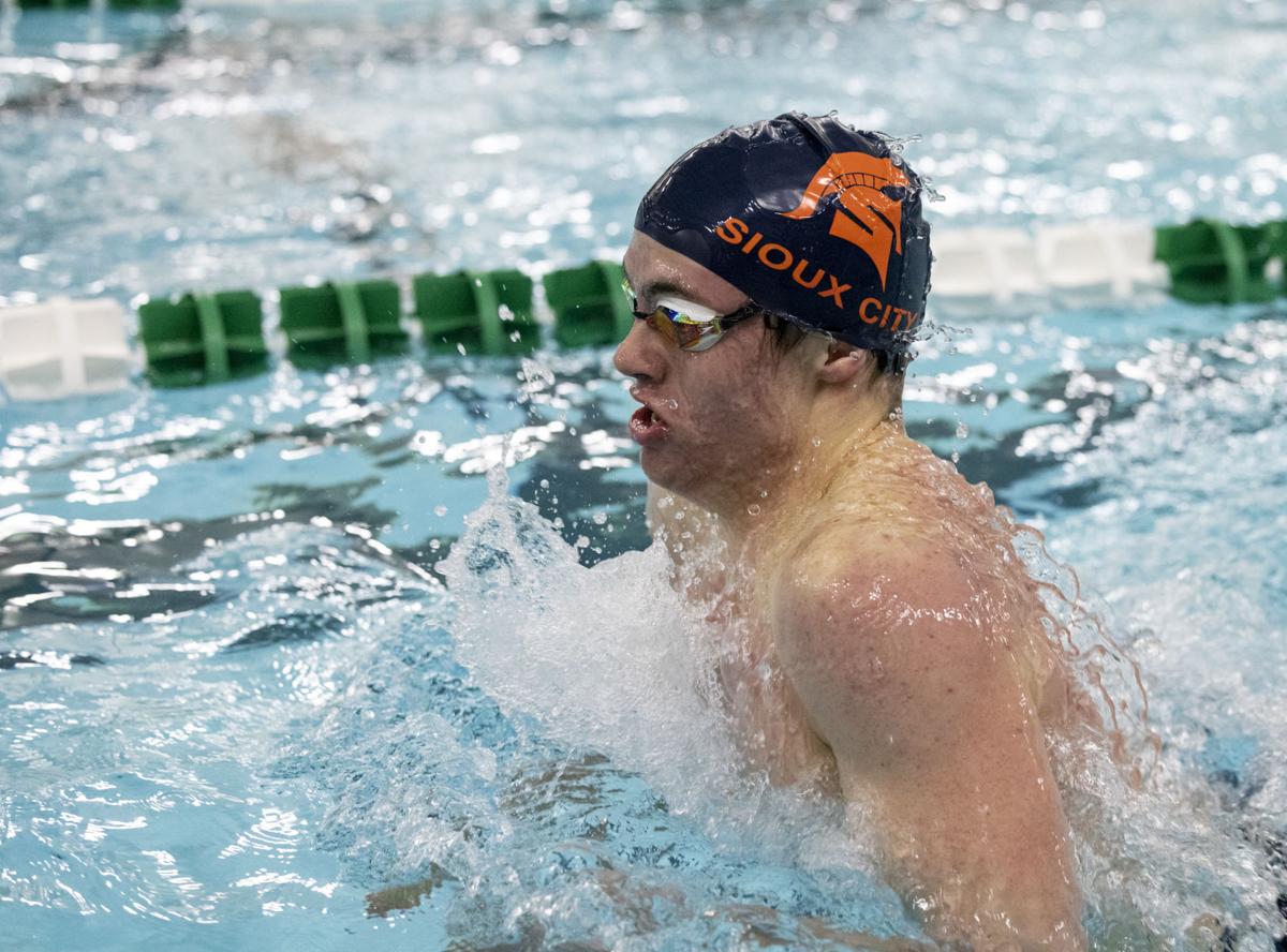Boyden-Hull senior Kohen Rankin wins two state swimming titles