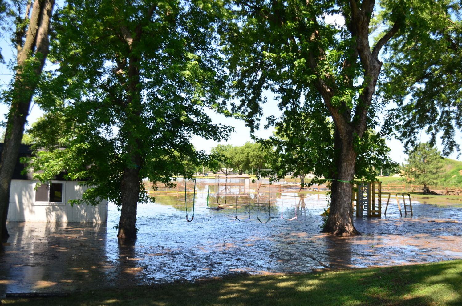 Floyd River flooding hits Le Mars