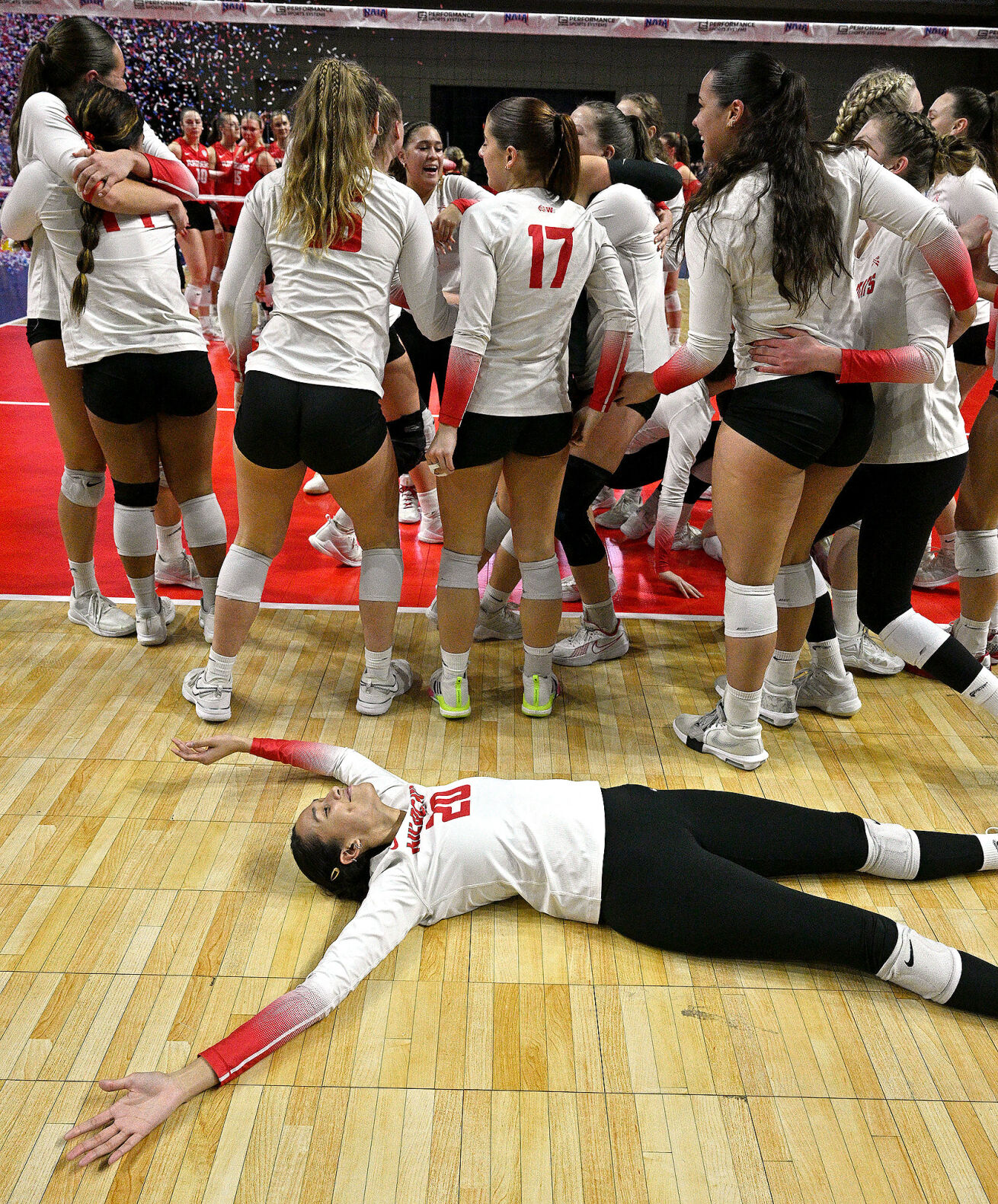 Photos: Northwestern vs Indiana Wesleyan NAIA championship volleyball