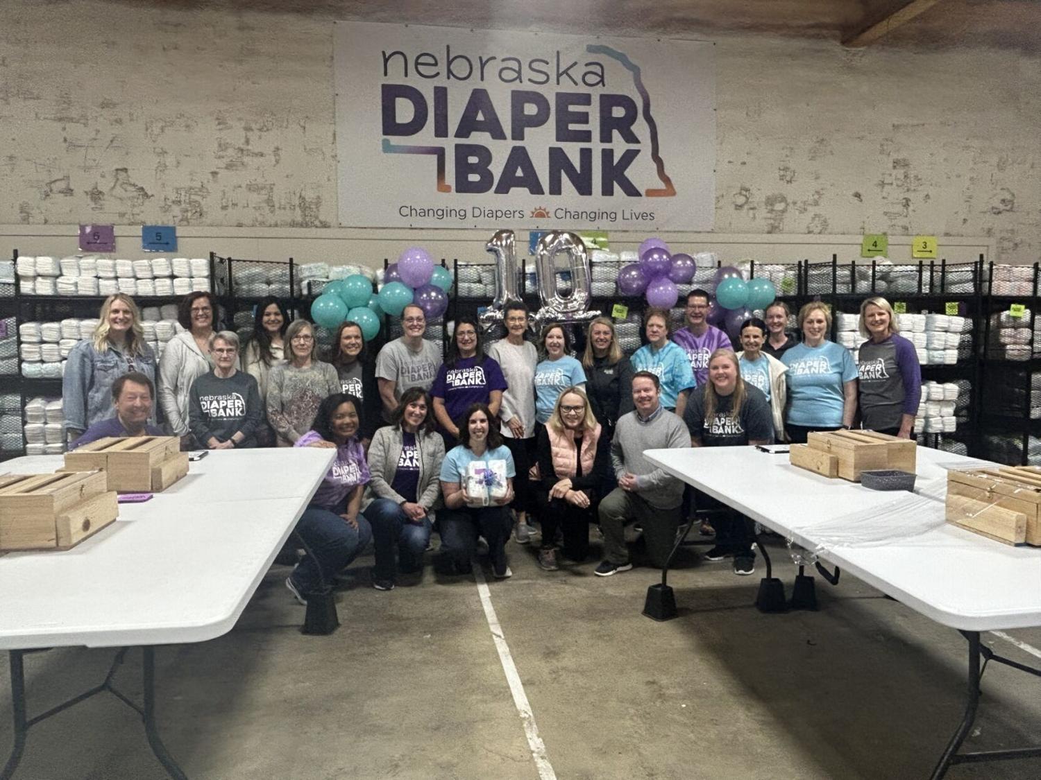 Nebraska Diaper Bank celebrates reaching 10 million diapers milestone