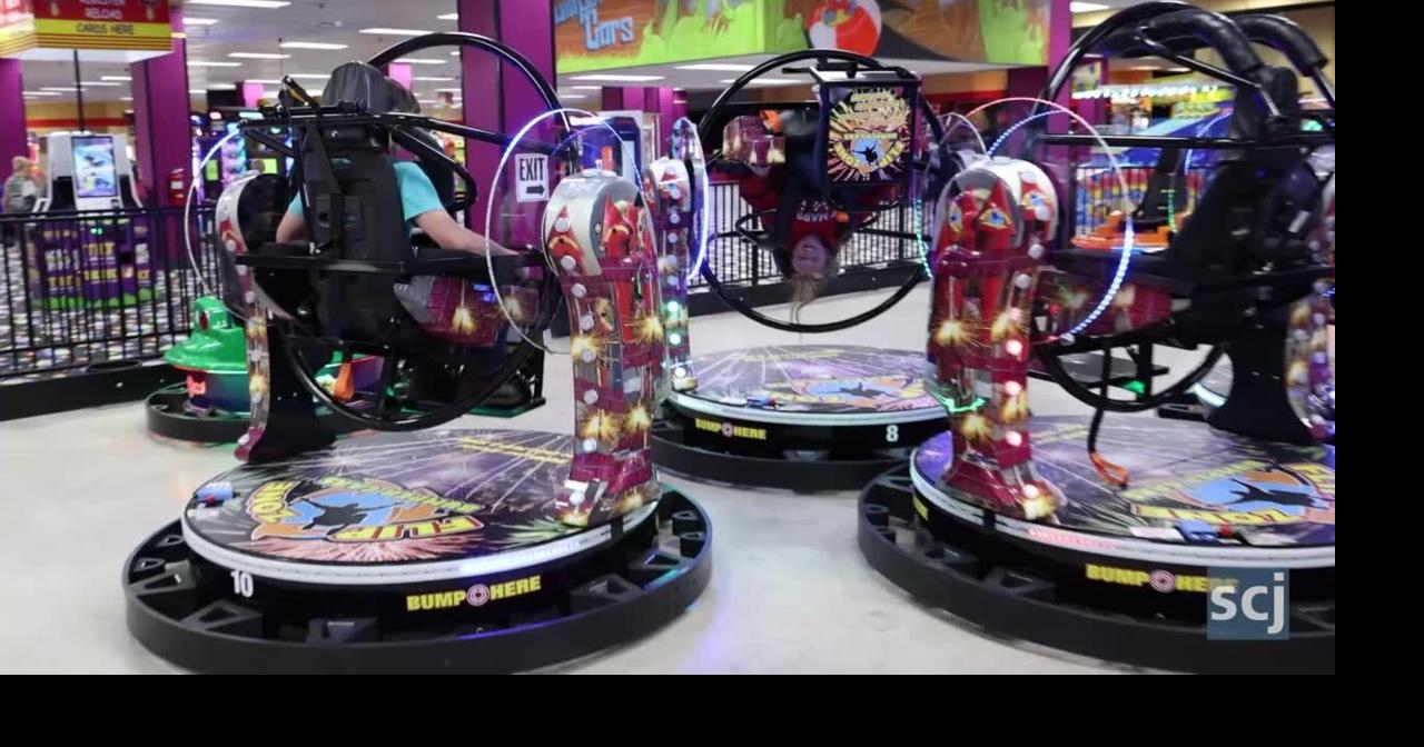 Scenes from Tilt Studio arcade