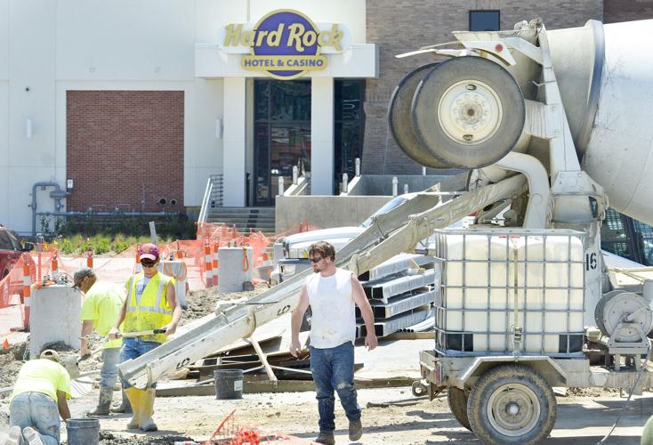 Work on Hard Rock outdoor venue work advances, despite setbacks