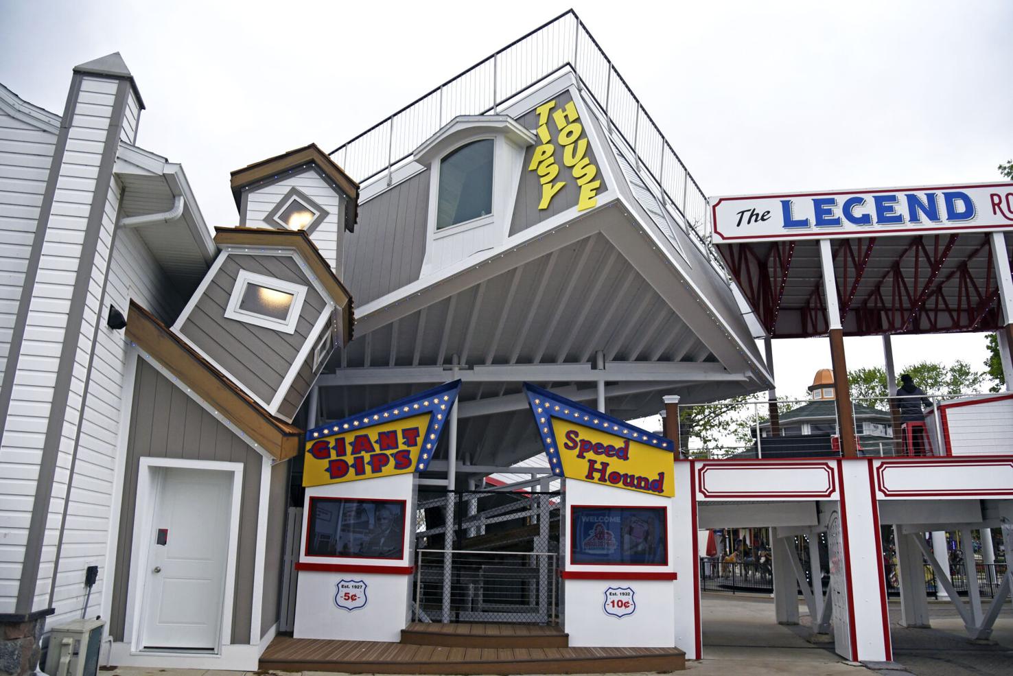 Arnolds Park Amusement highlights updated tipsy house, new ride, for ...