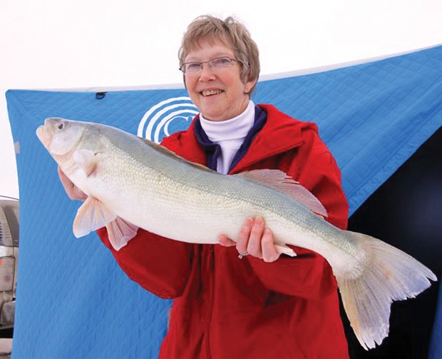 Icing Red River monster walleyes