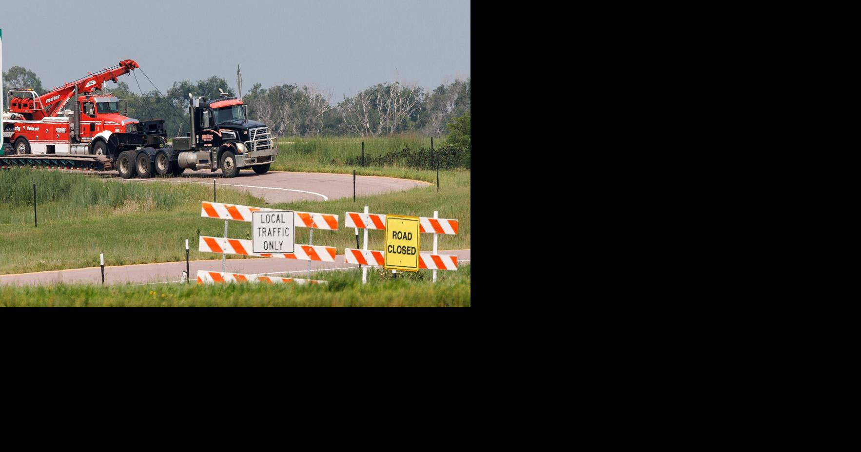 Hazardous spill shuts down of portion of U.S. 77 interchange