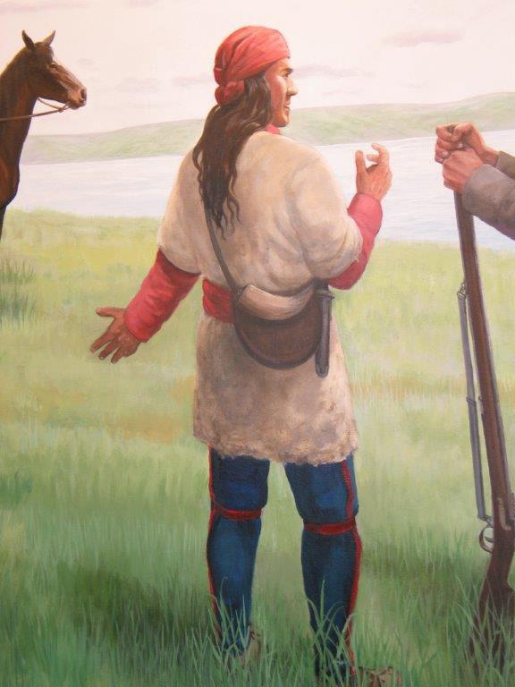 Re-enactment of George Drouillard