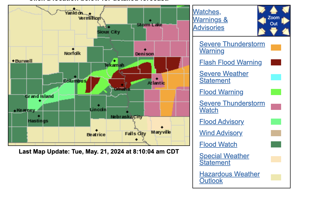 Live updates: Severe weather, flash floods in Omaha metro