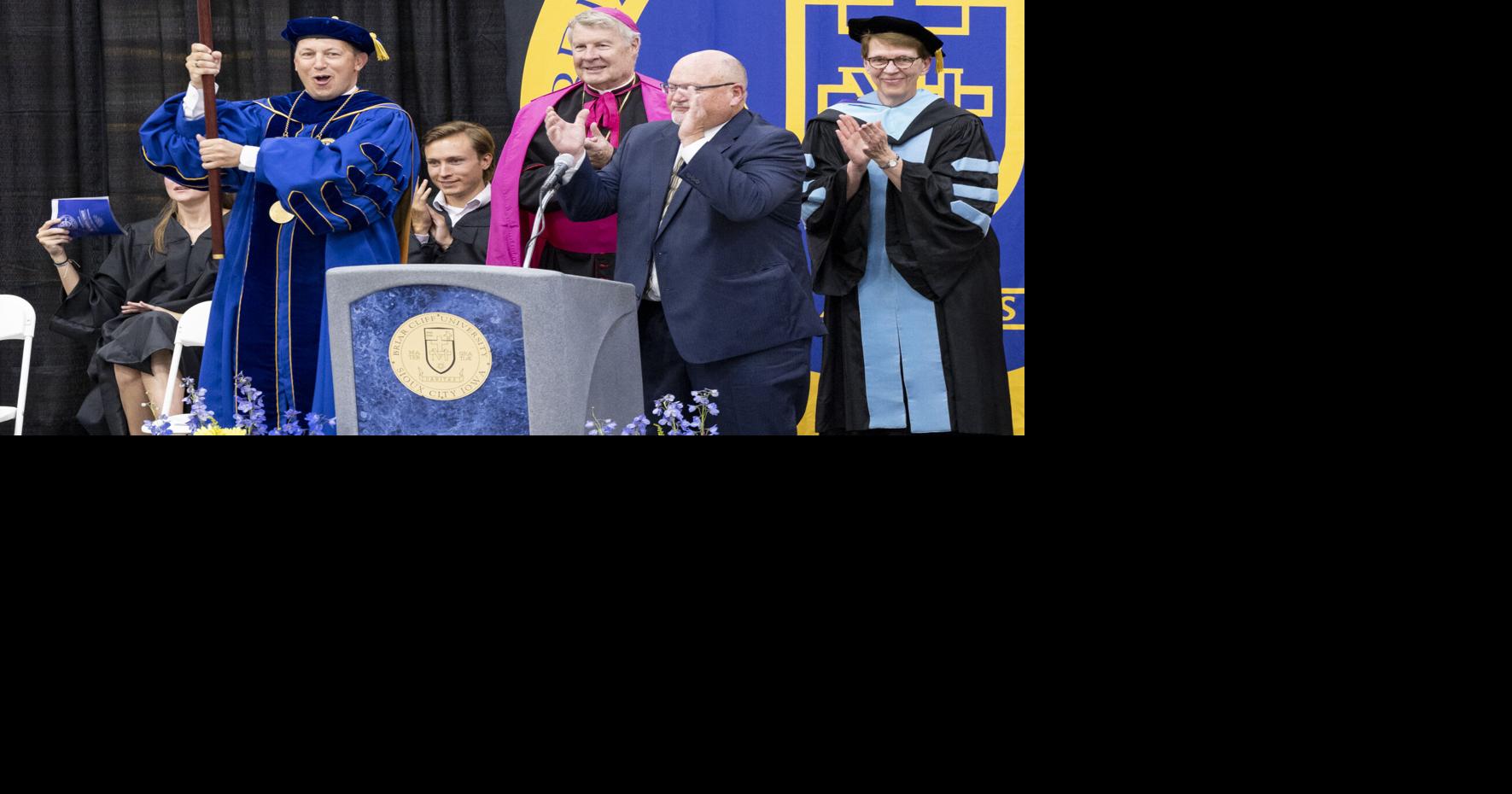 Patrick Jacobson-Schulte inaugurated Briar Cliff president
