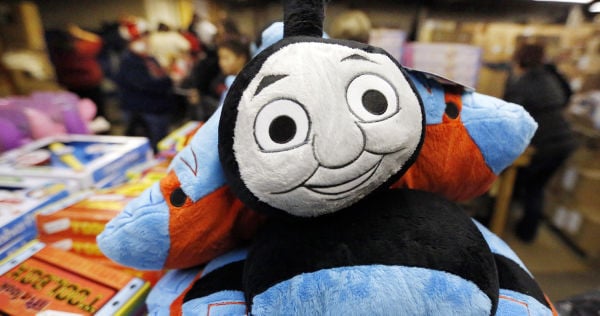 PHOTO: Mr. Goodfellow toy distribution in Sioux City