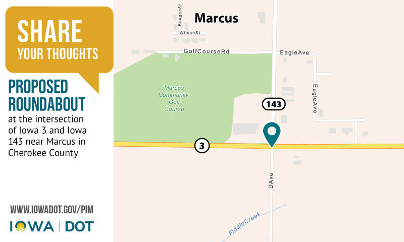 IDOT seeks input on propsed roundabout at Marcus