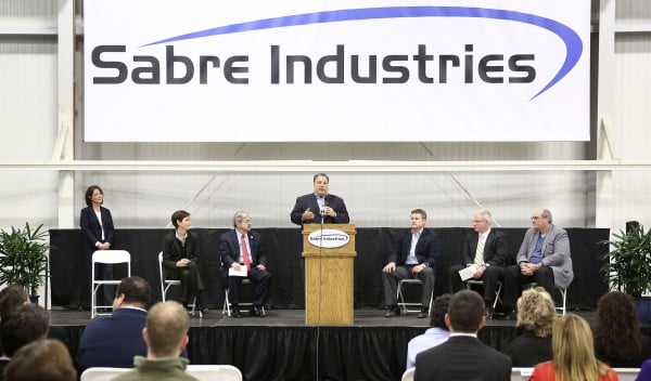 Sabre CEO talks plant opening, more construction