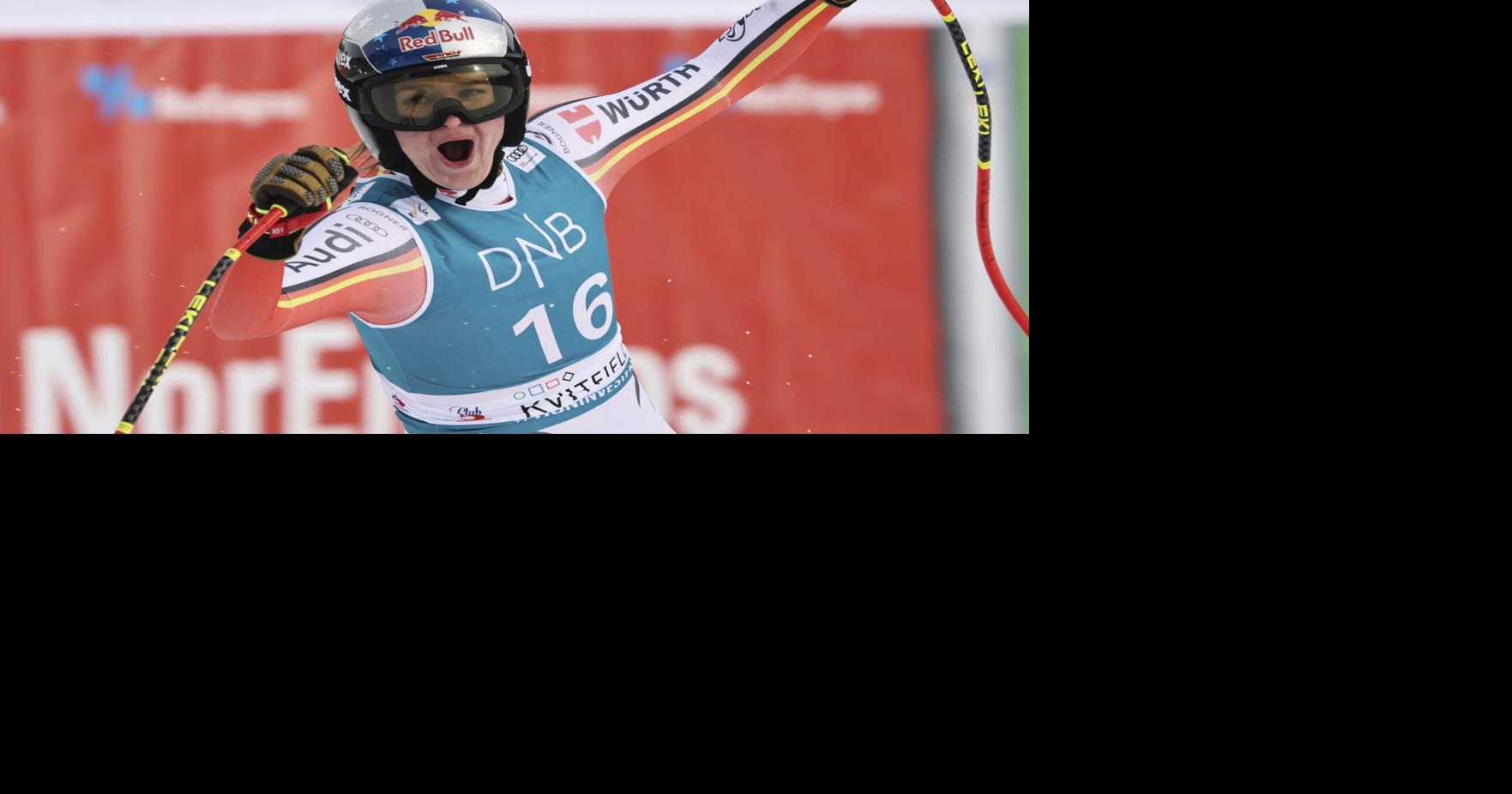 German skier Aicher edges out Macuga for first World Cup victory