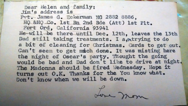 GALLAGHER: Kitchen project brings to light 1965 thank-you note