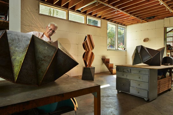 Artists Peter Millett and Sherry Markovitz work from their contemporary ...