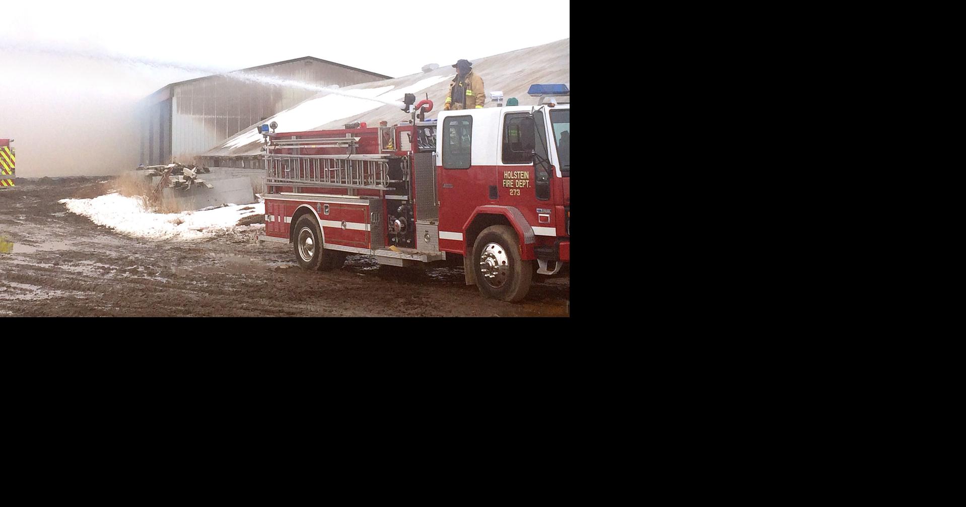 Damage estimated at $500K for Holstein hay fire